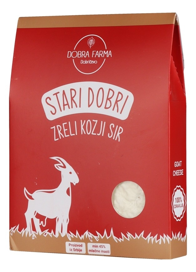 DOBRA FARMA Stari dobri zreli koziji sir 200g - Cenoteka