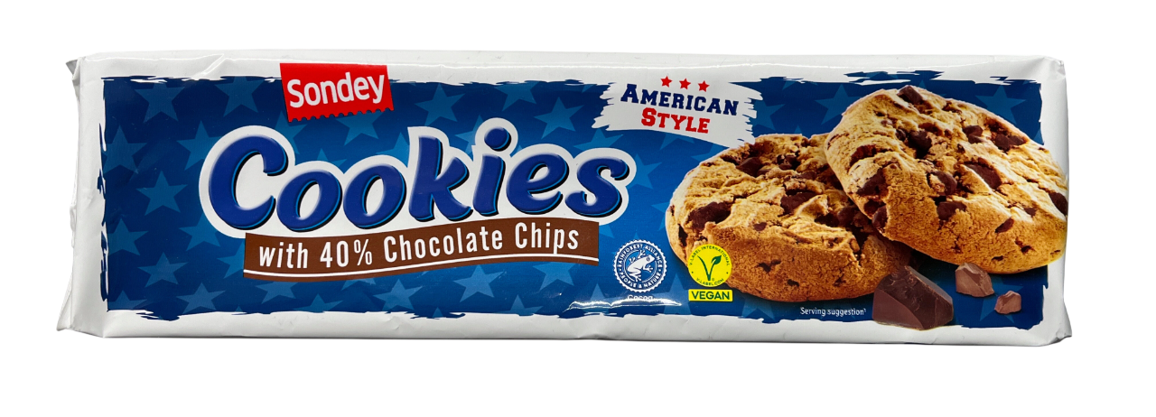 Cookies SONDEY komadići čokolade 225g - Cenoteka