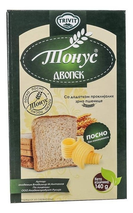 Dvopek TONUS sa proklijalom pšenicom 140g - Cene i Akcije
