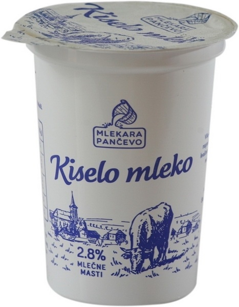 Kiselo mleko MLEKARA PANČEVO 2,8%mm 400g - Cenoteka