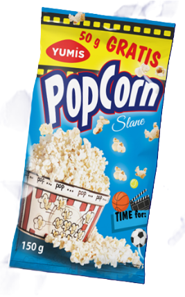 Kokice YUMIS PopCorn slane 150g - Cenoteka