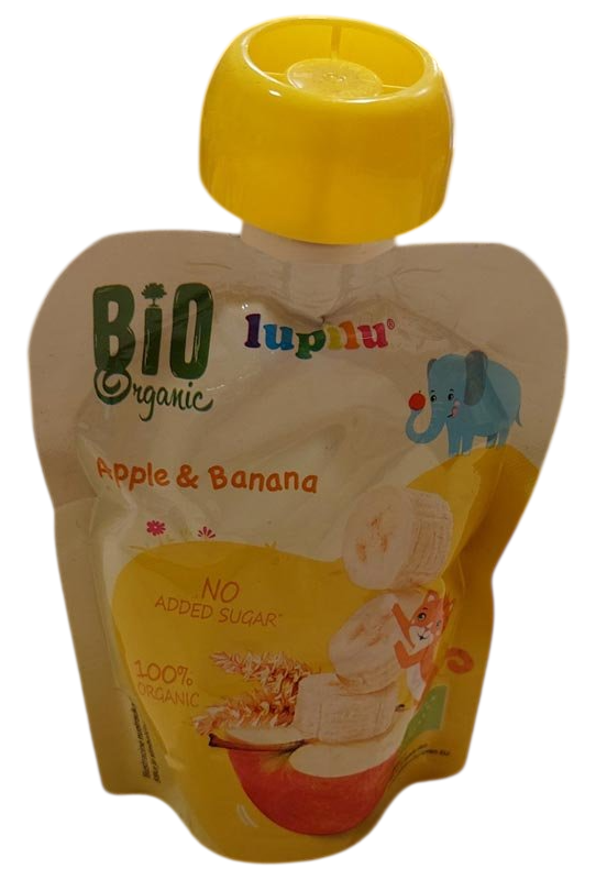 LUPILU Bio voćni pire jabuka banana spelta 100g - Cene i Akcije
