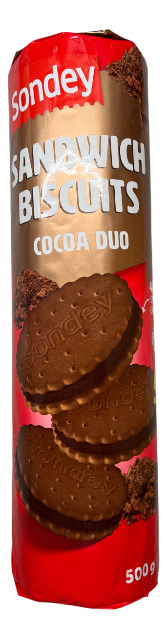 Keks SONDEY Choco duo sendvič 500g - Cenoteka