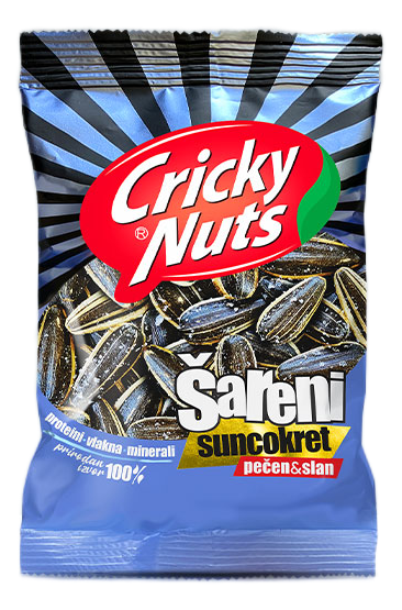 Suncokret CRICKY šareni slani 40g - Cenoteka