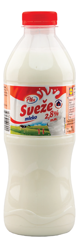 Sveže mleko PILOS 2,8%mm 1l - Cenoteka