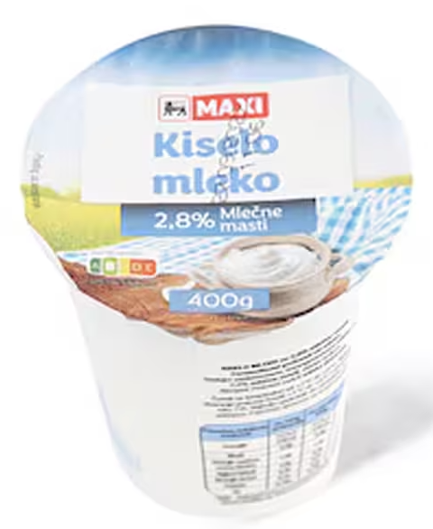 Kiselo mleko MAXI 2,8%mm 400g - Cene i Akcije