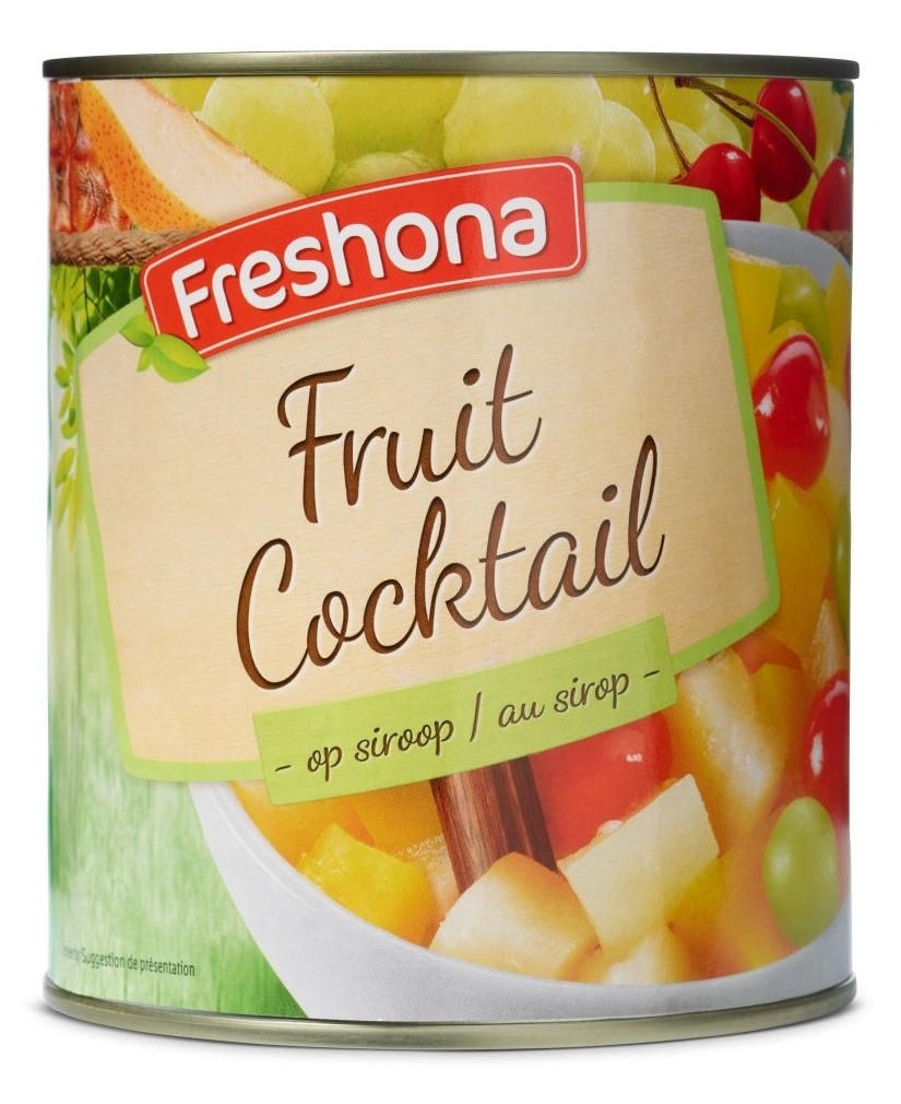 Kompot voćni koktel blago zaslađen FRESHONA 850ml - Cenoteka