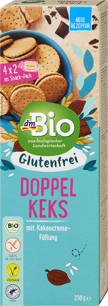 DM BIO sendvič keks bez glutena 230g - Cenoteka
