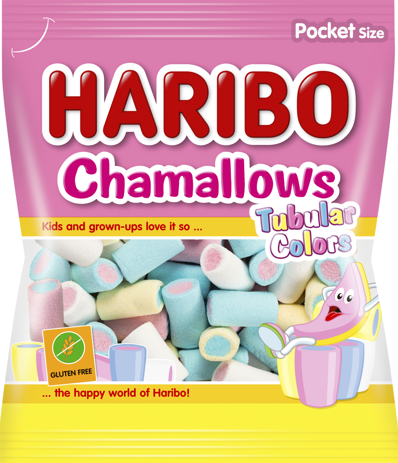 Gumene bombone HARIBO Chamallows ubular colors 90g - Cene i Akcije
