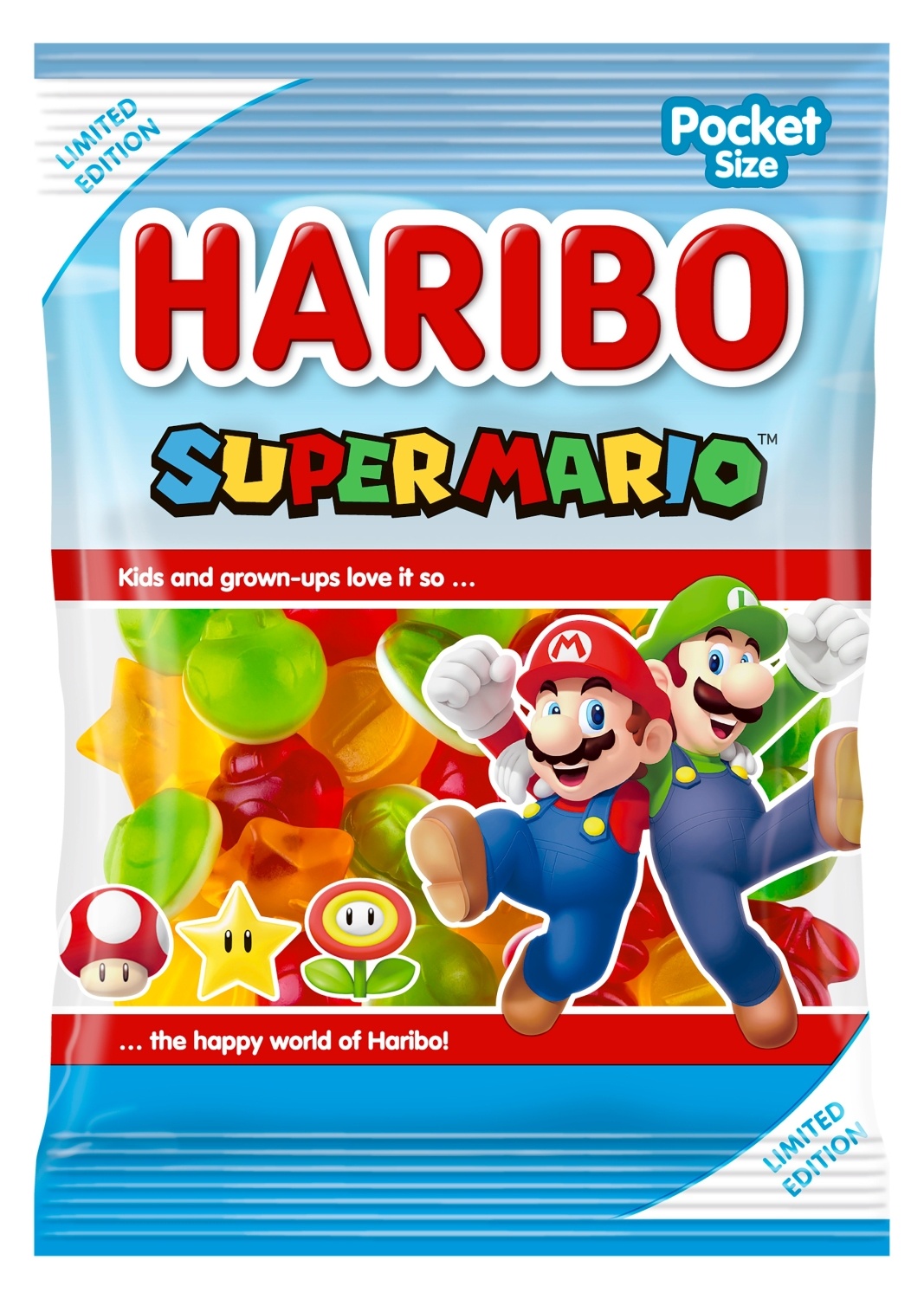 Gumene bombone HARIBO Super Mario 85g - Cenoteka