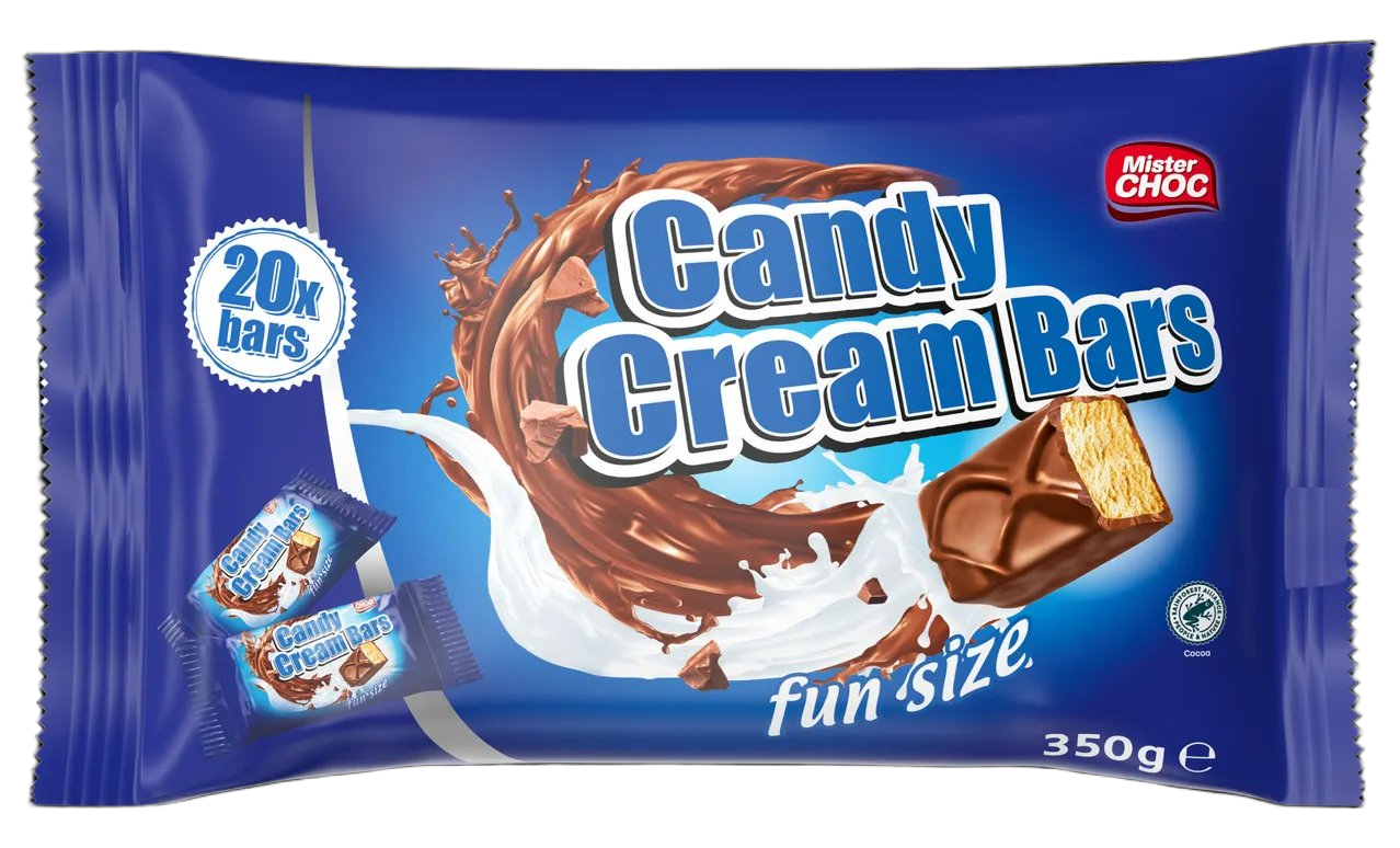 Mini candy bar MISTER CHOC fun size 350g - Cenoteka
