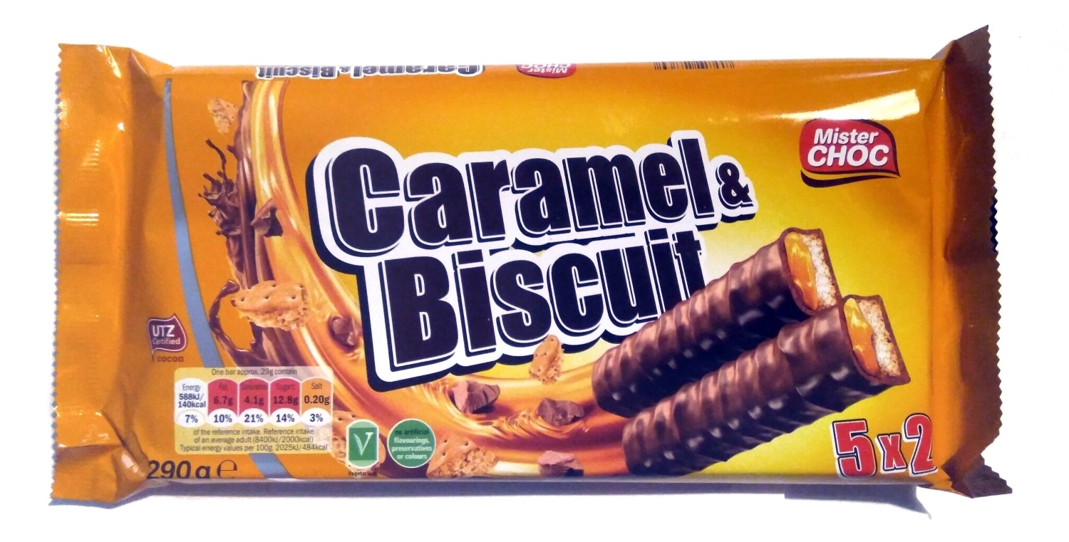 Mini karamel biskvit bar MISTER CHOC 290g - Cene i Akcije