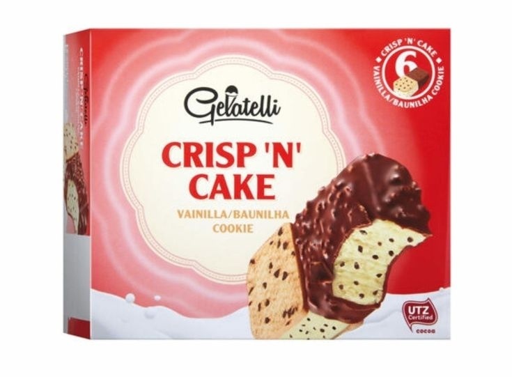 Sladoled GELATELLI krispi sendvič 600ml - Cenoteka