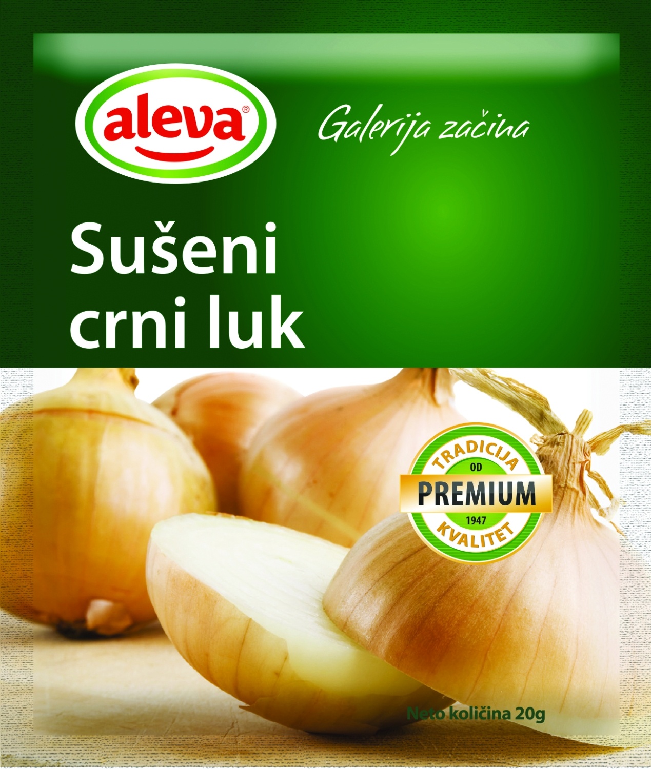 ALEVA crni luk sušeni 20g - Cene i Akcije