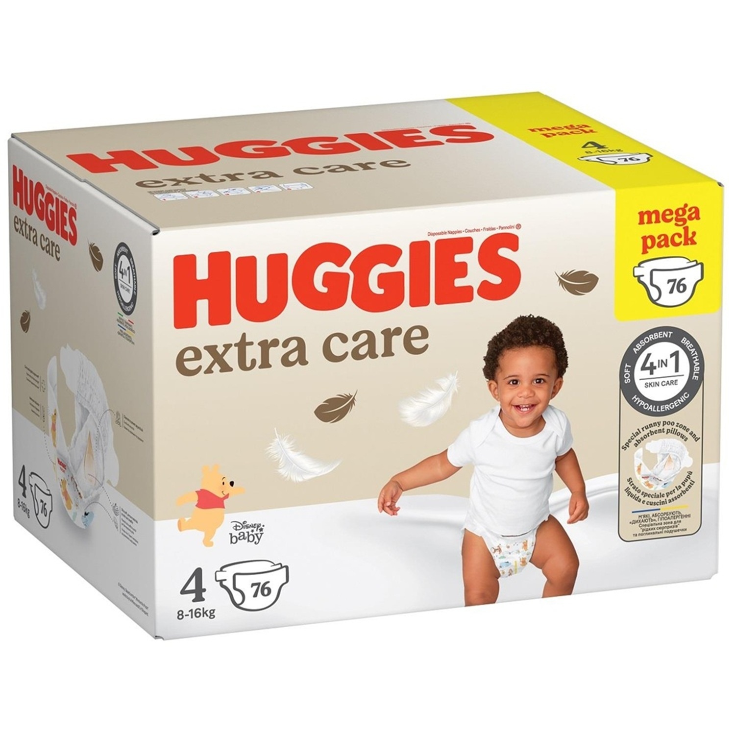 HUGGIES pelene extra care 4 76kom - Cenoteka