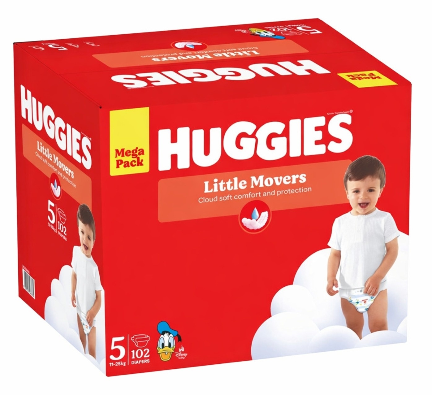 HUGGIES pelene Little Movers 5 102kom - Cenoteka